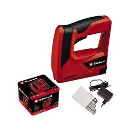 Einhell Akku-Tacker TC-CT 3,6 Li, Elektrotacker rot/schwarz, Li-Ionen Akku 1,3Ah