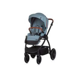 Chipolino Kombikinderwagen 3 in 1 Prestige Babywanne Rucksack i-Size Babyschale blau P