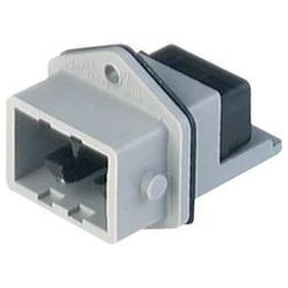 Hirschmann 931 697-106-1 Netz-Steckverbinder STASEI Stecker, Einbau vertikal Gesamtpolzahl: 5 + PE 6 A Grau 1 St.