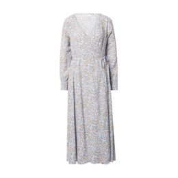 KnowledgeCotton Apparel Kleid Damen Gr&ouml;&szlig;e 38 hellbeige / hellblau / schwarz Winterkleid