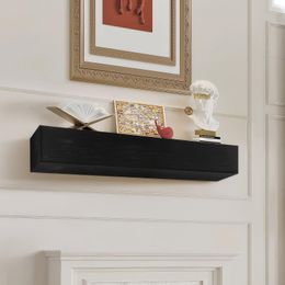 Kaminsims Kaminkonsole Kaminverkleidung Schweberegal Regal 122cm Espresso