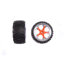 Carrera - 2 hintere Reifen mit Felge #142033