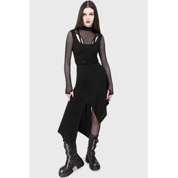 KIHILIST by KILLSTAR Crimsolite Skirt Kurzer Rock schwarz in XXL KSRA012697