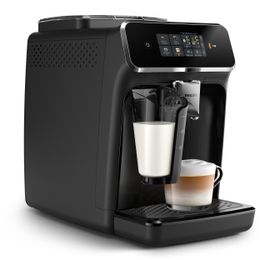 Philips Kaffeevollautomat "EP2336/40 2300 Series", schwarz (klavierlack, schwarz), B:24,6cm H:43,3cm T:37,1cm, Kaffeevollautomaten, 4 Kaffeespezialitäten, mit LatteGo-Milchsystem, Schwarz verchromt