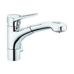Kludi MX Küchenarmatur 399450562 chrom, Geräteanschlussventil, ausziehbare Brause