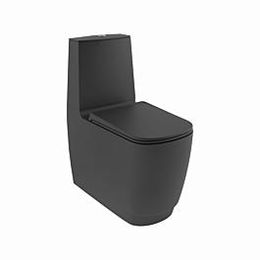 Kludi RESA S Spiralflush-UNI-Trap WC 27WCB0139 versteckte Befestigung mattschwarz