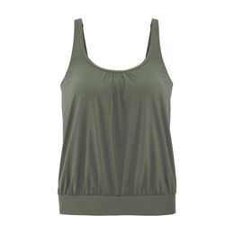 Lascana Tankini-Top 'Italy' gr&uuml;n Gr. 36. Ohne B&uuml;gel