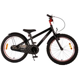 TPFSports Spider-Man Kinderfahrrad - Jungen - 20 Zoll - 2 Handbremsen - Mattschwarz