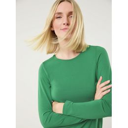 Walbusch Viskose-Shirt Langarm