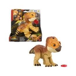 Mattel Jurassic World: Die Wiedergeburt - Primal Protector Aquilops Dolores, Spielfigur