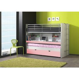 Vipack Hochbett Bonny BONHS80, rosa