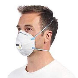 Atemschutzmaske 3M Cool Flow 8822, Einweg, Typ Partikelmaske FFP2, EN 149:2001 + A1:2009, mit Ventil, Polypropylen, weiß, 10 Stück