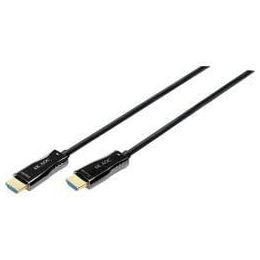 Digitus HDMI / Glasfaser Anschlusskabel HDMI-A Stecker, HDMI-A Stecker 30.00 m Schwarz AK-330125-300-S 4K UHD HDMI-Kabel