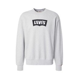 Levi's Levi's 'Premium Graphic Crewneck Sweatshirt' Herren Gr&ouml;&szlig;e XL hellgrau / schwarz / wei&szlig;