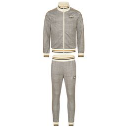 Lonsdale Jogginganzug 'Athboy' Herren Gr&ouml;&szlig;e M sand / cognac / schwarz