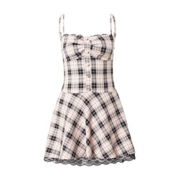 Miss Selfridge Kleid Damen Gr&ouml;&szlig;e 42 schwarz / offwhite Sommerkleid