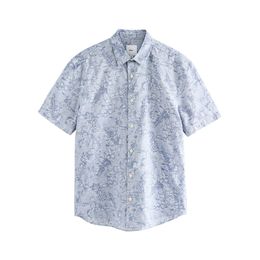 next Hemd Herren Gr&ouml;&szlig;e 5XL taubenblau / hellblau