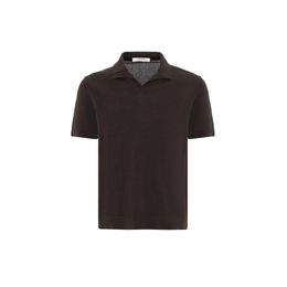Antioch Polo Collar T-shirt Herren Gr&ouml;&szlig;e XL dunkelbraun