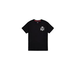 Alpha Industries T-Shirt 'Aloha' Herren Gr&ouml;&szlig;e 5XL schwarz / wei&szlig;