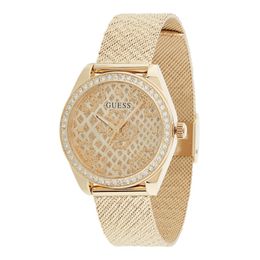 Guess Analoguhr Damen Größe One Size champagner / gold / schwarz