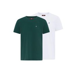 Williot T-Shirt Herren Gr&ouml;&szlig;e L tanne / wei&szlig;