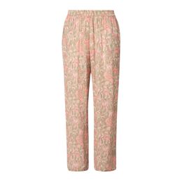 Ulla Popken Hose Damen Gr&ouml;&szlig;e 54/56 hellgr&uuml;n / lachs / rosa