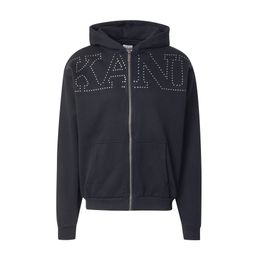 Karl Kani Sweatjacke Herren Gr&ouml;&szlig;e XS schwarz / silber
