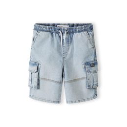 MINOTI Shorts Jungen Gr&ouml;&szlig;e 104/110 hellblau