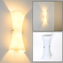 hofstein Wandleuchte Zimbo Chrom, 2-flammig