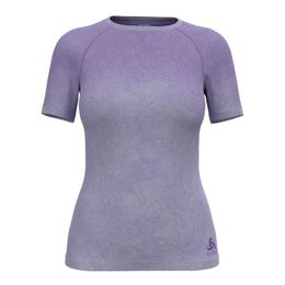 Odlo Performance Light-Rain Dye BL Top Crew Neck S/S Bekleidung Damen lila L