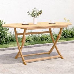 Gartentisch Klappbar 160x85x75 cm Massivholz Akazie