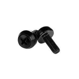StarTech.com Montageschrauben, M6, 14mm, Stahl, Packung &agrave; 50 St&uuml;ck - CABSCREWSM6B