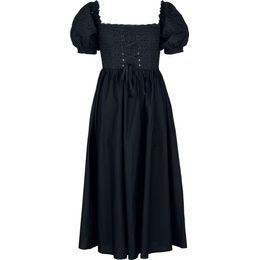 Timeless London River Dress Mittellanges Kleid schwarz in L RGD4004BLK