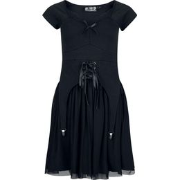 Poizen Industries Katya Dress Mittellanges Kleid schwarz in XS D-KTA-B