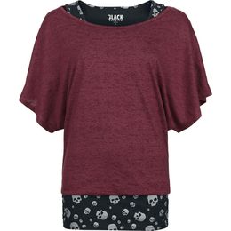Black Premium by EMP Double Pack T-Shirt and Top T-Shirt schwarz bordeaux in M Q225-000924 M515116