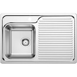 Blanco Classic 40 s Spüle 511125 78x51cm, Edelstahl Seidenglanz, links, ohne Ablauffernbedienung