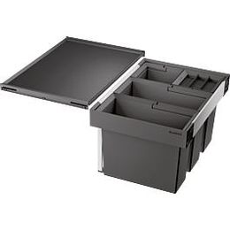 Blanco Abfallsystem 521474 4 Behälter, mit Systemdeckel, 2x 15 l, 2x 6 l, Eimerdeckel 6 l