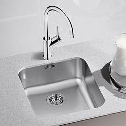 Blanco Supra 450 U Spüle 518203 48 x 43 cm, Edelstahl Bürstfinish, für Unterbau