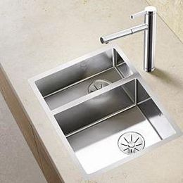 Blanco Claron Spüle 521608 340/180-IF, 58,5 x 44 cm, rechts, Edelstahl Seidenglanz