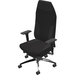 Dauphin Bürostuhl AdJust Protect 24h, mit Armlehnen und Kopfstütze, schwarz