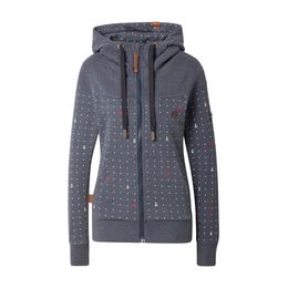alife and kickin Alife & Kickin Sweatjacke 'PalinaAK B' Damen Gr&ouml;&szlig;e XXL dunkelblau / grenadine / wei&szlig;