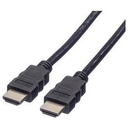 VALUE 8K HDMI Ultra HD Kabel mit Ethernet, ST/ST, schwarz, 1 m