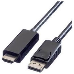 VALUE DisplayPort Kabel DP - UHDTV, ST/ST, schwarz, 7,5 m