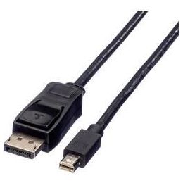 VALUE DisplayPort Kabel, DP ST - Mini DP ST, schwarz, 1 m