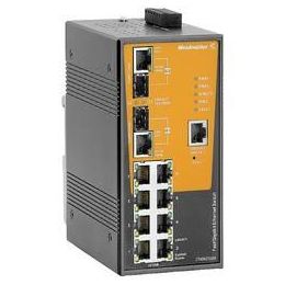 Weidm&uuml;ller IE-SW-AL10M-8TX-2GC Industrial Ethernet Switch 2740420000 10 / 100 / 1000 MBit/s