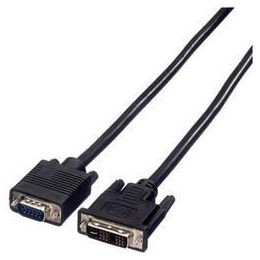 VALUE DVI-VGA Kabel, DVI (12+5) ST - VGA ST, 5 m