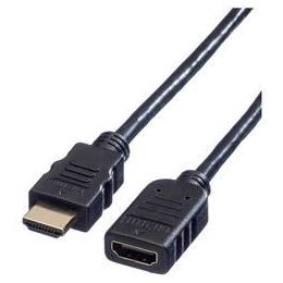 VALUE HDMI High Speed Verl&auml;ngerungskabel, mit Ethernet, ST-BU, 2 m
