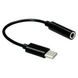 VALUE Adapter USB Typ C - 3,5mm Audio, ST/BU, 0,13 m