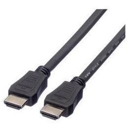 VALUE HDMI High Speed Kabel mit Ethernet, LSOH, schwarz, 1 m