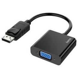 hama 00200337 Video-Adapter, DisplayPort-Stecker - VGA-Buchse, Full-HD 1080p